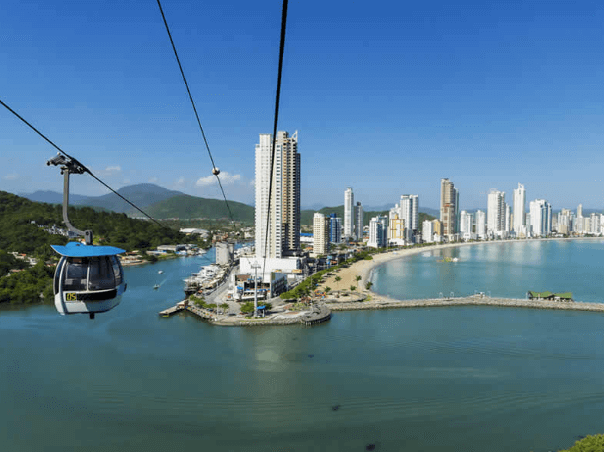 Mapa turístico de Balneário Camboriú | Dicas do Nosso Brasil
