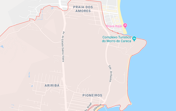 Mapa turístico de Balneário Camboriú | Dicas do Nosso Brasil