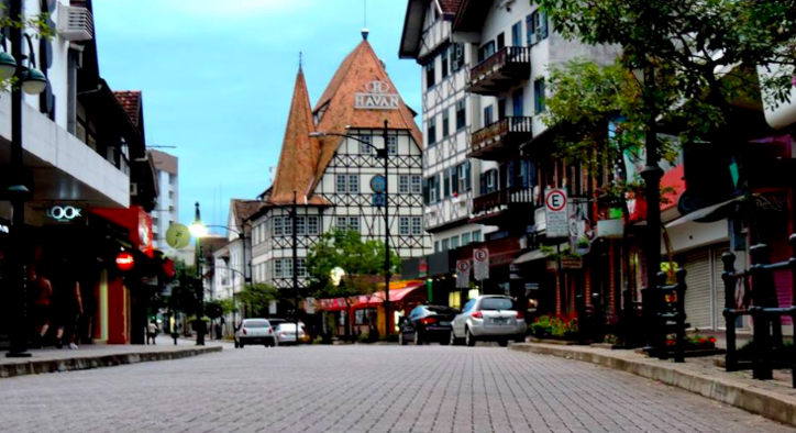 Mapa turístico de Blumenau | Dicas do Nosso Brasil